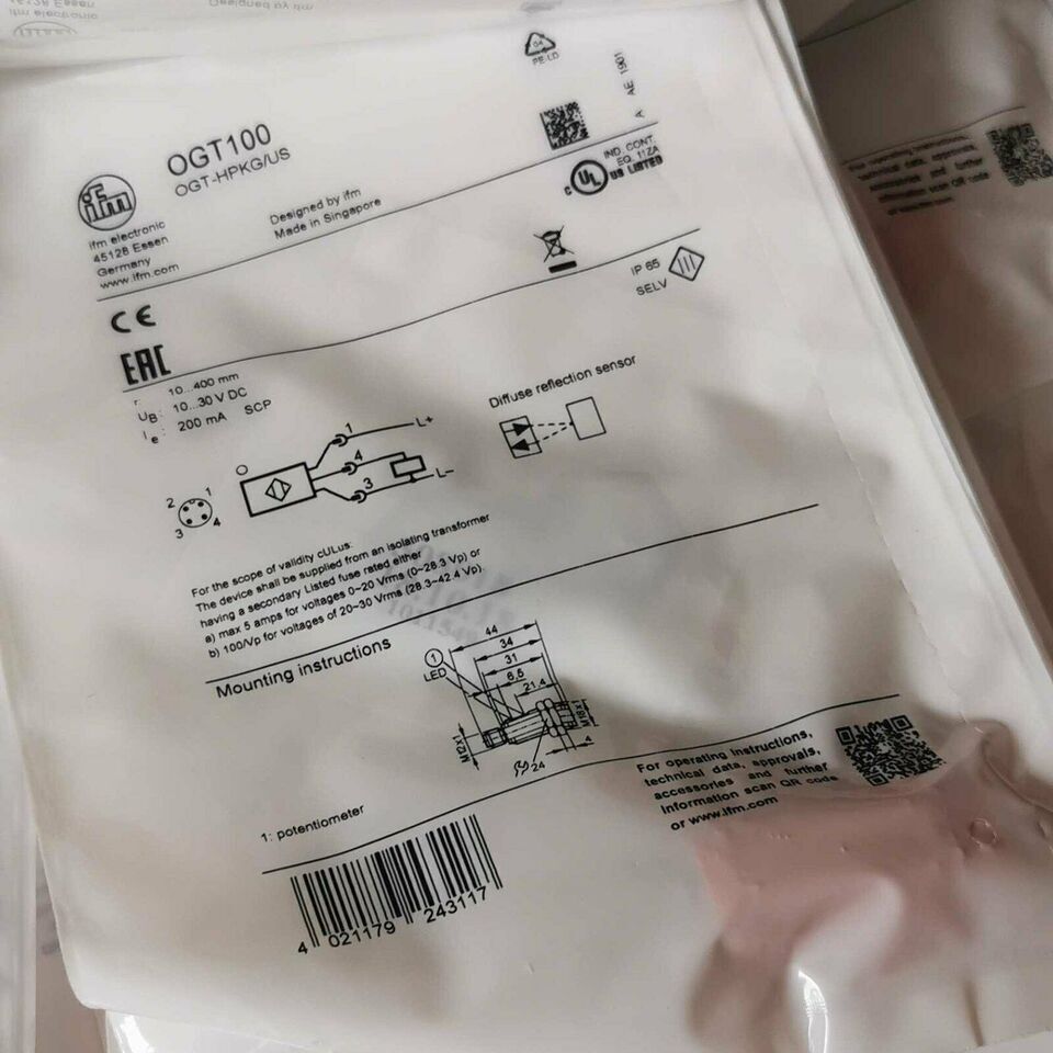 1PC New IFM OGT100 Photoelectric Sensor | eBay