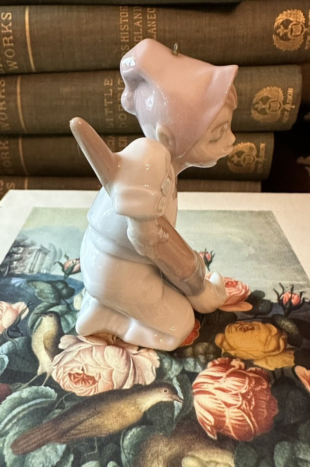 Lladro Daisa Ornament Elf Boy Holding a Paint Brush - Porcelain - VTG ...