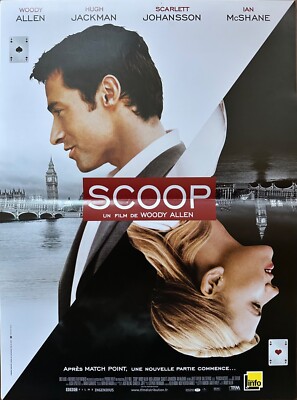 Affiche Cinéma SCOOP 40x60cm Poster Woody Allen Scarlett Johansson Hugh ...