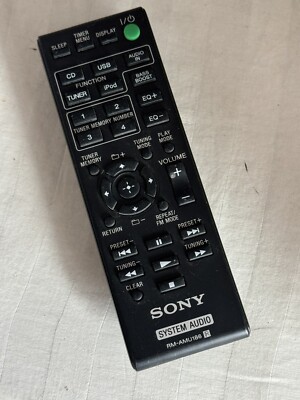 GENUINE SONY RM-AMU186 HOME AUDIO SYSTEM REMOTE - MHC-EC719iP MHC ...