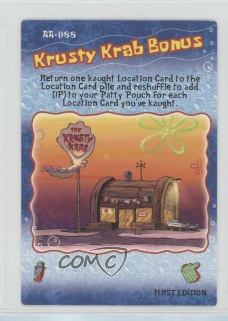 2003 Spongebob Squarepants Trading Card Game First Edition Krusty Krab ...