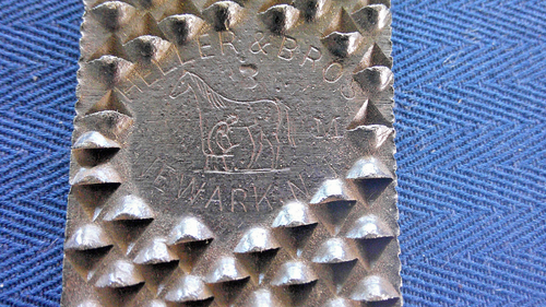 Rare Circle Horse Logo Antique Heller Bros 14” Farrier Rasp Horse File ...