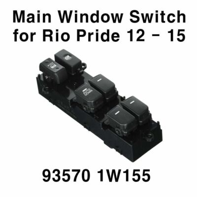 OEM Parts Main Window Switch Assy Power 935701W155 for KIA 12-15 Rio ...