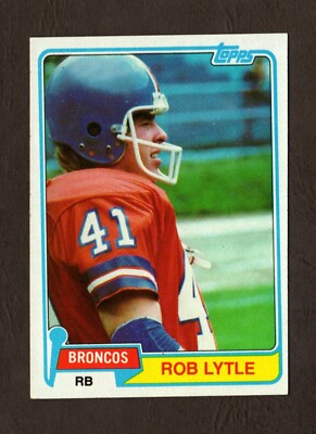 1981 Topps Football Card #464 Rob Lytle – Denver Broncos | eBay