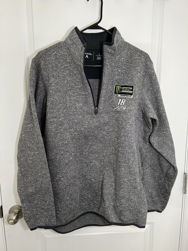 Antigua Monster Energy NASCAR Cup Series Mens Jacket Size L Charcoal | eBay