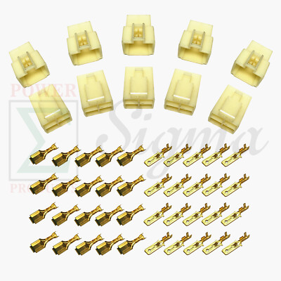 4 Pin Male & Female Cable Terminal Plug For Automotive Electrical Wire ...