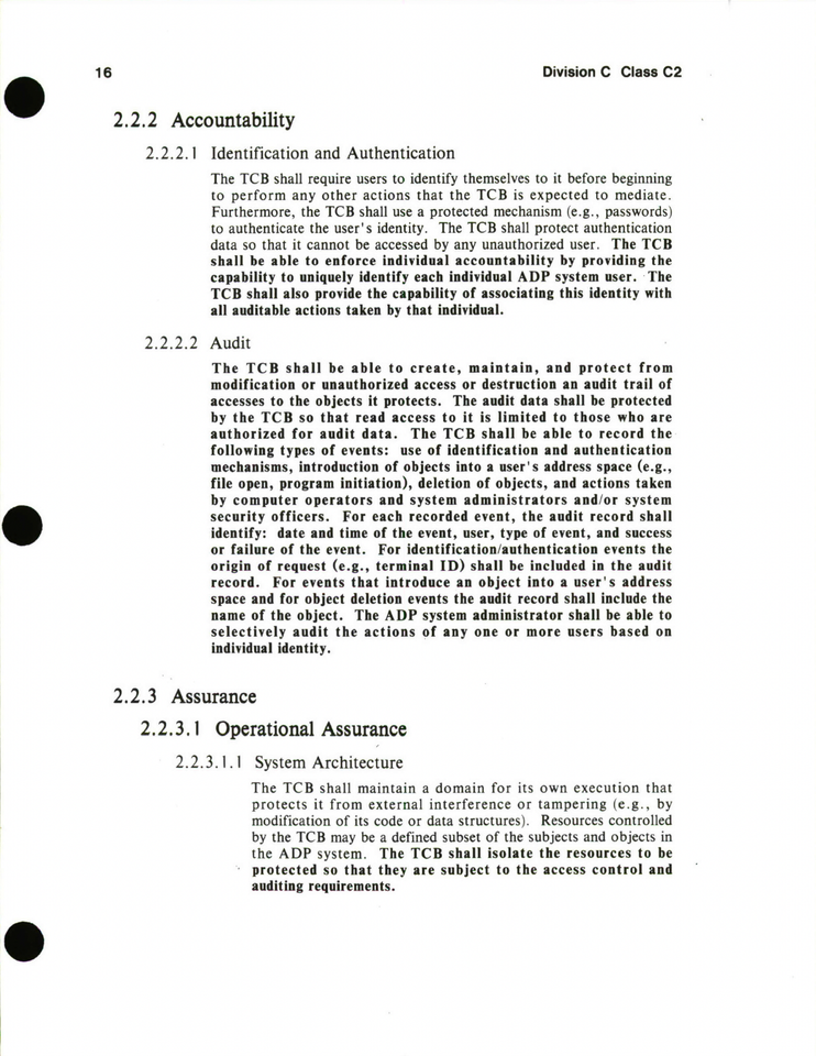 108 Page ORANGE BOOK 1983 TRUSTED COMPUTER SYSTEM EVALUATION CRITERIA ...