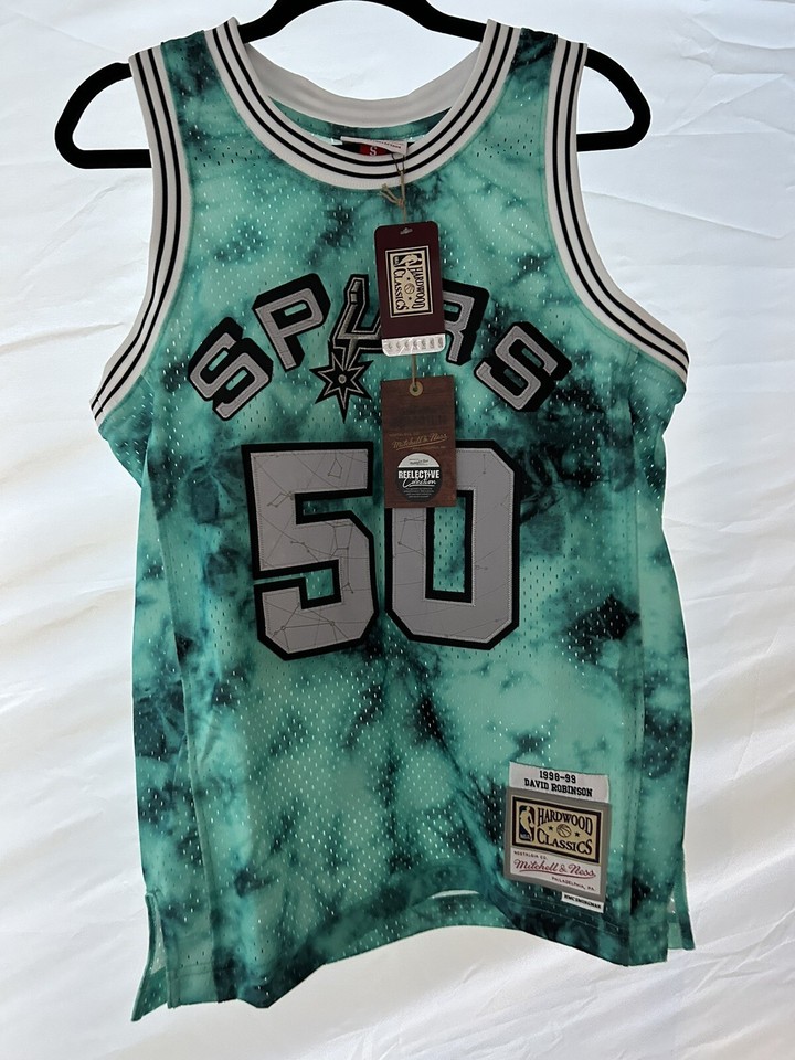 MITCHELL & NESS Galaxy Swingman David Robinson San Antonio Spurs 98-99 ...