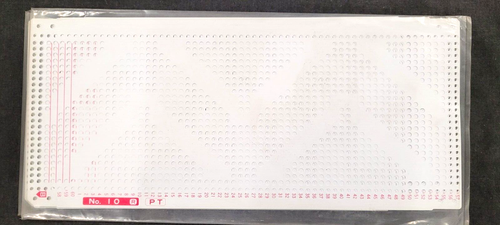 RARE SILVER REED KNITTING MACHINE PUNCH CARDS 24 STITCH SRP2O RIBBER ...