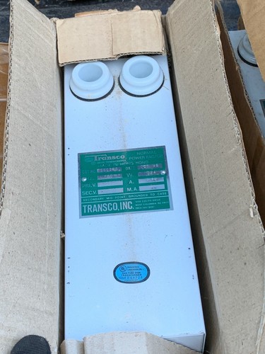 Transco Neon Transformer S612PB - 6,000V, 60MA, 120VAC Primary | eBay
