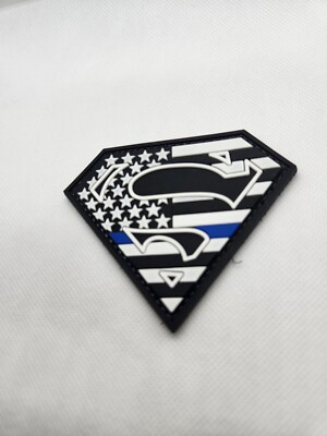 Superman Shield Diamond 3D PVC Tactical Morale Patch – Hook Backed | eBay
