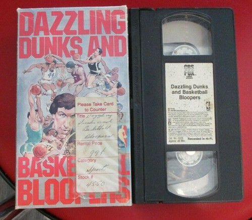 NBA - Dazzling Dunks and Basketball Bloopers (VHS 1989) | eBay