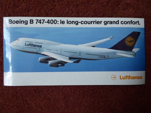 AUTOCOLLANT STICKER AUFKLEBER BOEING 747-400 LUFTHANSA D-ABVA | eBay UK