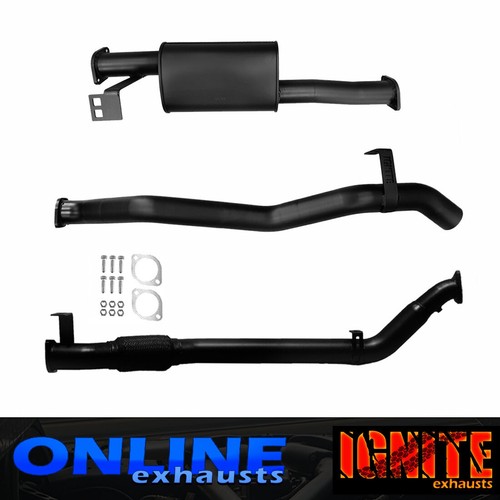 3" INCH EXHAUST FULL SYSTEM FOR TOYOTA LC 76 SERIES 4.5L WAGON WITH ...