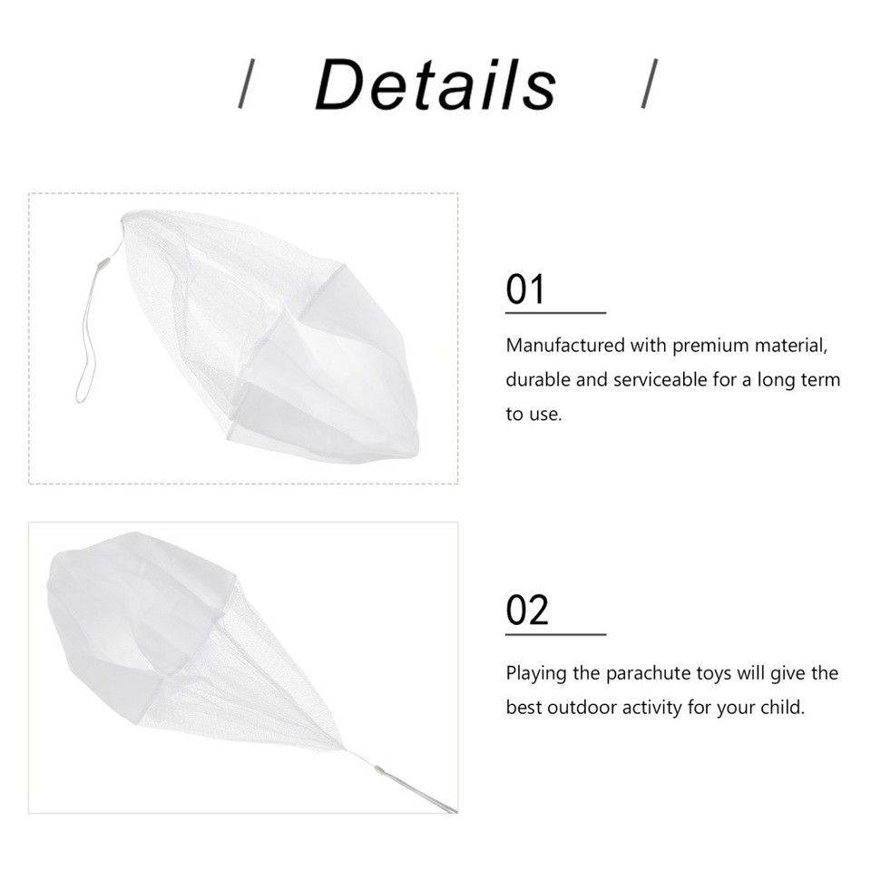 2pcs Hand Throw Parachute Toys Outdoor Parachute Toys Kids Outdoor ...