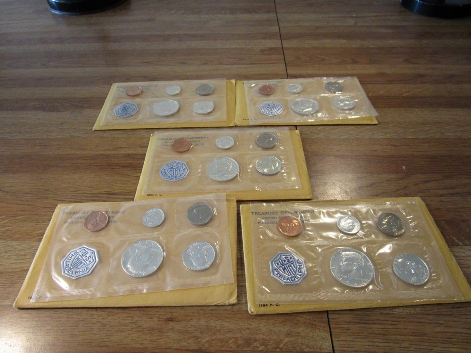 Lot of 5 1964 Proof Sets | eBay