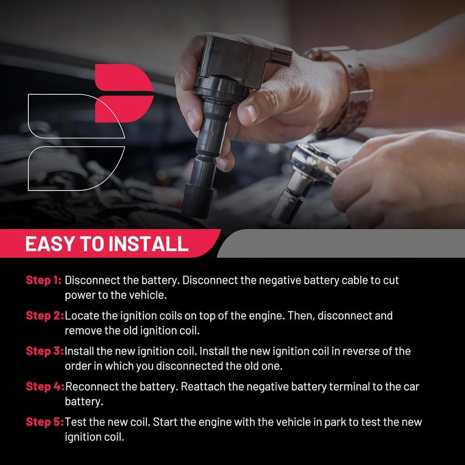 8 Pack High Performance Ignition Coil Set For Chevy GMC LS1 LS6 D580 ...