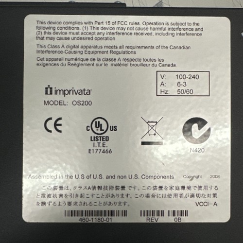 Imprivata SYS-G-IMP100-501 OneSign Appliance OS200 4GB Mem 500GB HDD | eBay