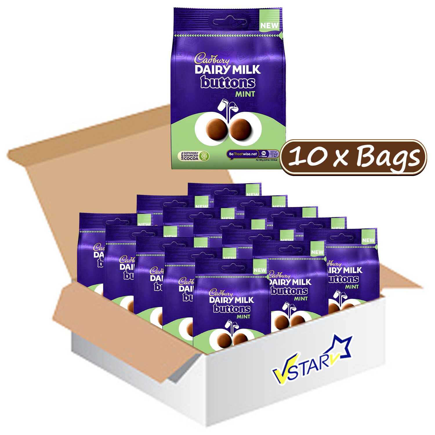 FULL BOX of Chocolate Bars - Aero Cadbury Kit Kat Mars Snickers Reese’s ...