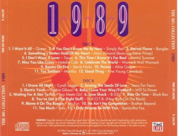 Nice! Rare 20 TIME LIFE CD Set The 80s Eighties Collection Sounds Of ...