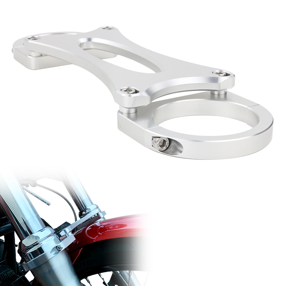 Front Fork Brace Bracket Aftermarket Fit For Harley Dyna CVO Fat Bob ...