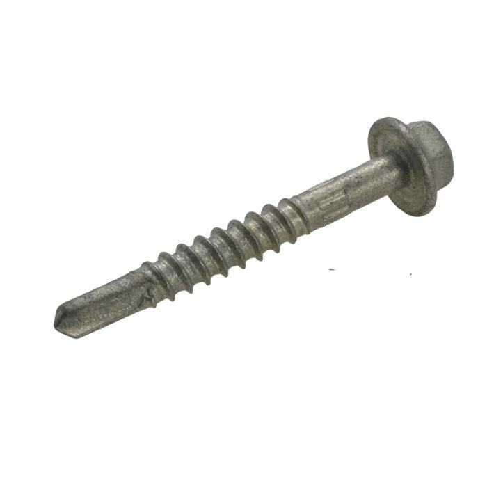 Qty 1000 Hex Flange 14g-10 x 65mm Metal Self Drilling Screw Galvanised ...