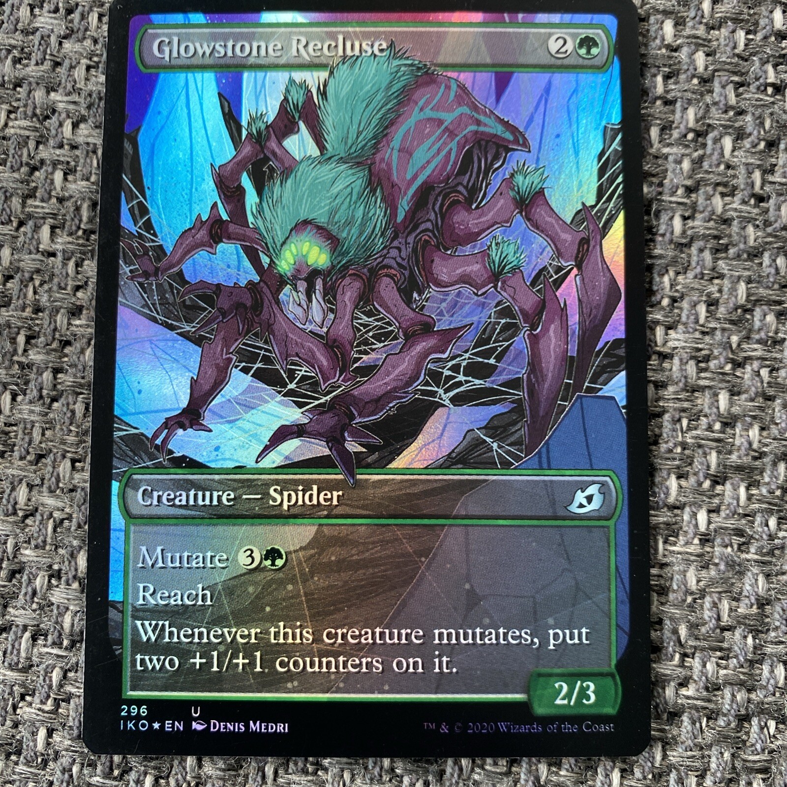 Glowstone Recluse Magic The Gathering Full Art Foil Ikoria | eBay.de