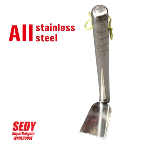 39cm Multi Function Flat Rake Hoe Mattock Stainless Steel Gardening ...