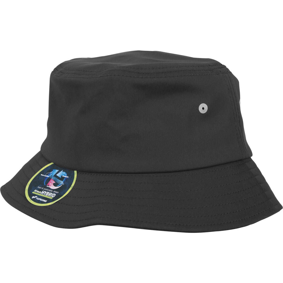Yupoong Flexfit Nylon Bucket Hat Basic Cap Ösen Angler Hut Fischer ...