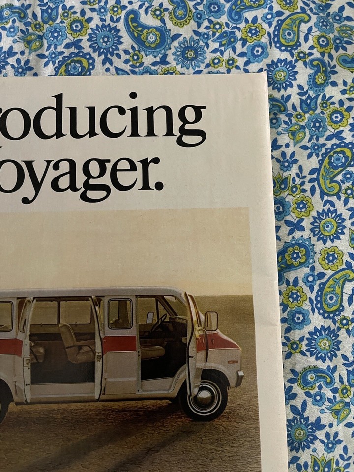 Vintage 1974 Plymouth Voyager Print Ad The New Plymouth Wagon | eBay