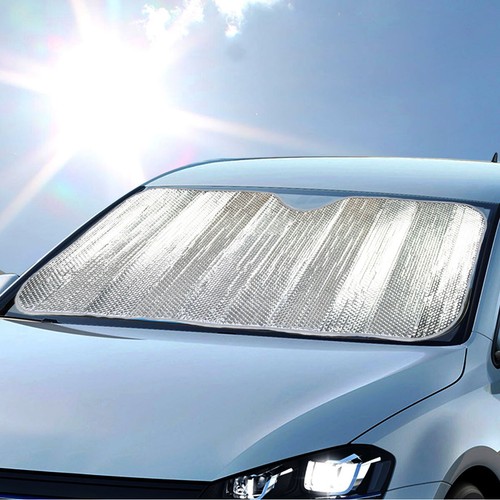 carXS Reflective Foil Car Sun Shade Standard Reversible Windshield Auto ...