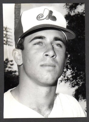 1969 Keith Lefevre WPB EXPOS UNSIGNED 4-7/8 x 6-3/4 ORIGINAL B&W STAFF ...