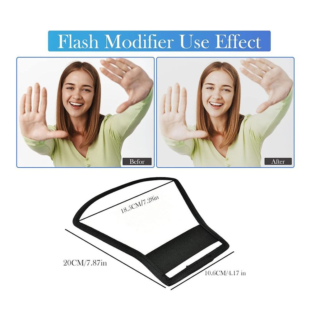 Durable Camera Reflector Cap Flash Diffuser Reflector Kit | eBay