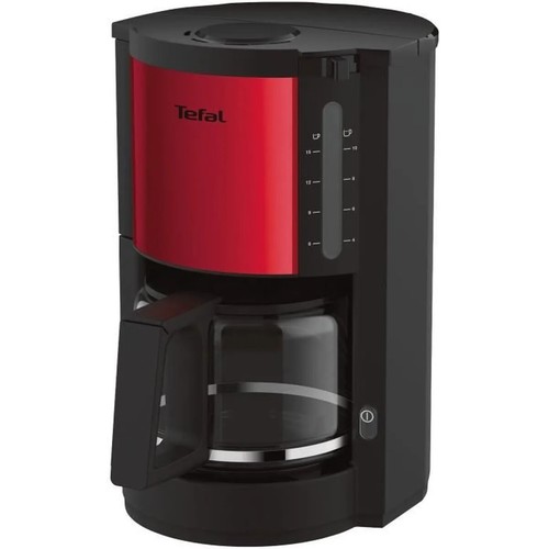 Cafetière Tefal Filter Coffee Maker Rouge 1,2L - 15 tasses - CM310511 ...
