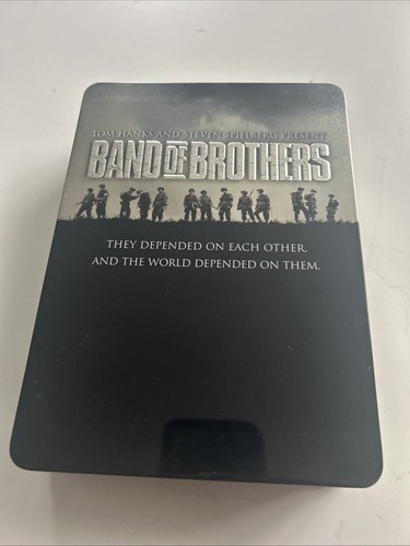 Band of Brothers (DVD, 2002, 6-Disc Set) Tin Box Collectors Box- Good ...