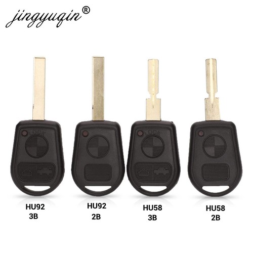 jingyuqin 2/3 Button Remote Key Shell Fit For BMW E31 E32 E34 E36 E38 ...