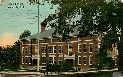 Rhode Island, RI, Westerly, High School 1913 Postcard | eBay