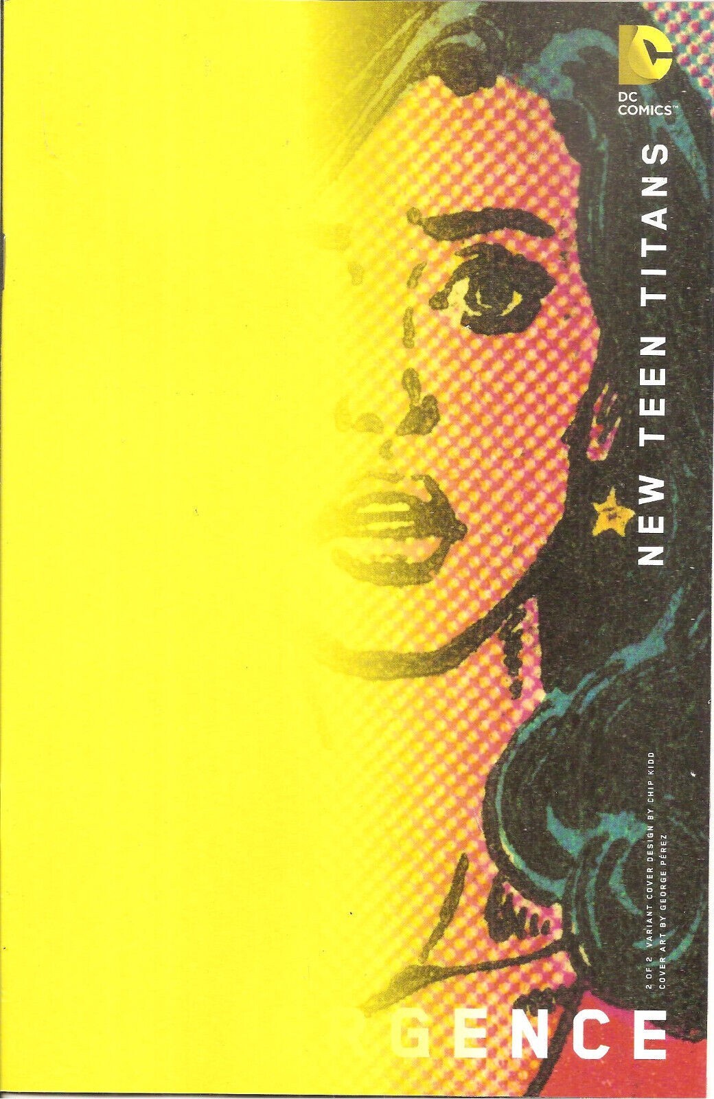 Convergence New Teen Titans #2 DC Comics 2015 Chip Kidd Variant | eBay