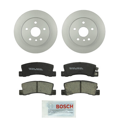 Bosch 2 Rear Solid Rotors 288mm & Ceramic Disc Brake Pads Kit For RX300 ...