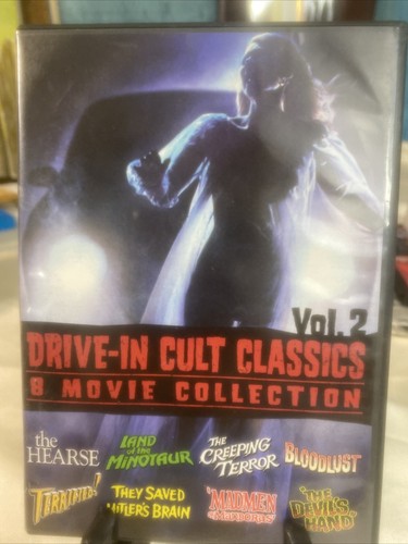 Drive-In Cult Classics Vol. 2 (DVD, 2008, 4-Disc Set) 8 Movie ...