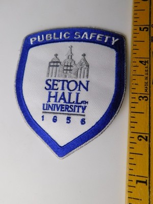 SETON HALL UNIVERSITY PUBLIC SAFETY OFFICER PATCH SHOULDER CREST NJ ...