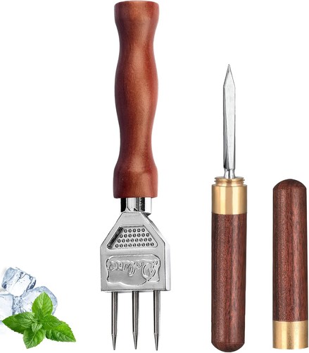 Ice Pick Set of 2 Fork Pick, Stainless Steel non-slip 7.2inch | eBay