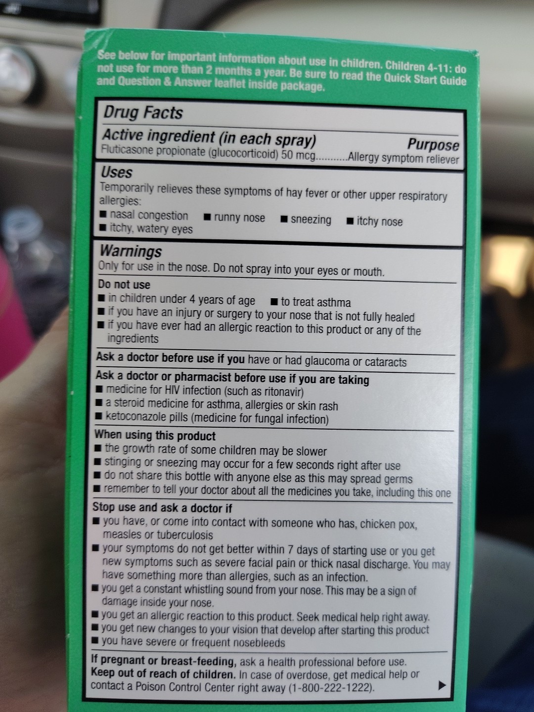Equate Fluticasone Allergy Relief Nasal Spray (comp Flonase) 50mcg 4x ...