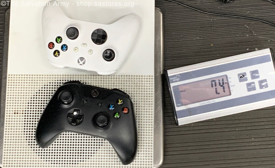 7.4LB Microsoft Xbox One S 1681 1TB Console W/ Controllers *For Parts ...