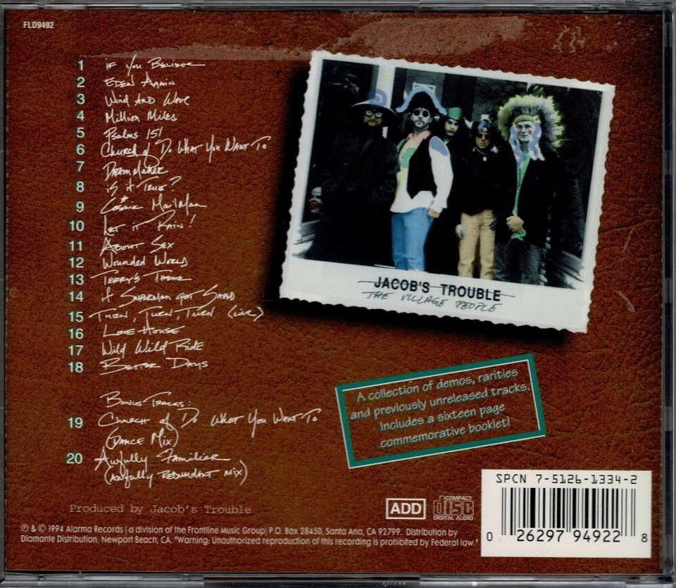Jacob's Trouble Diggin' Up Bones CD Alarma 1994 | eBay