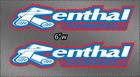 2x 6" Renthal Shroud Swingarm Bike Truck Decals MX Sticker Supercross ...