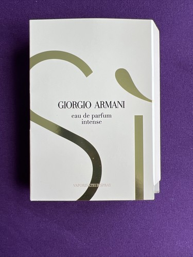 Giorgio Armani Si eau de parfum intense spray sample 0.04 oz. | eBay