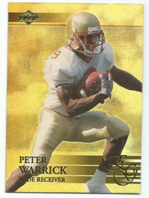 PETER WARRICK 2000 COLLECTOR'S EDGE EG ROOKIE CARD FLORIDA STATE ...