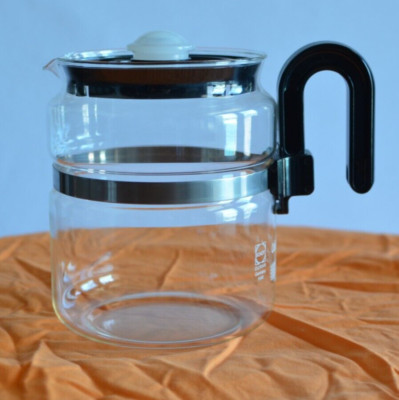 Cafe Brew 8-Cup Stovetop Coffee Percolator Pot Schott Duran POT ONLY NO ...
