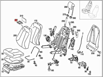 Genuine MERCEDES BBDC A209 C209 C215 C219 R171 Plate 2309100011 | eBay